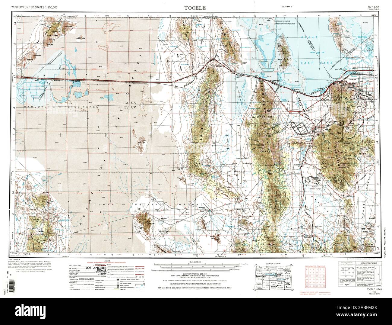 Tooele map hi-res stock photography and images - Alamy