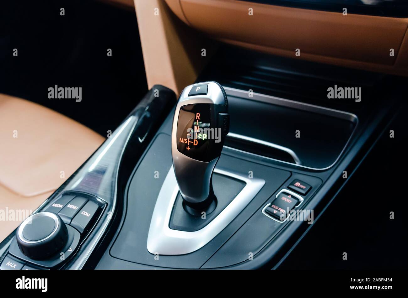 Luxury car auto gear car Stock Photo - Alamy