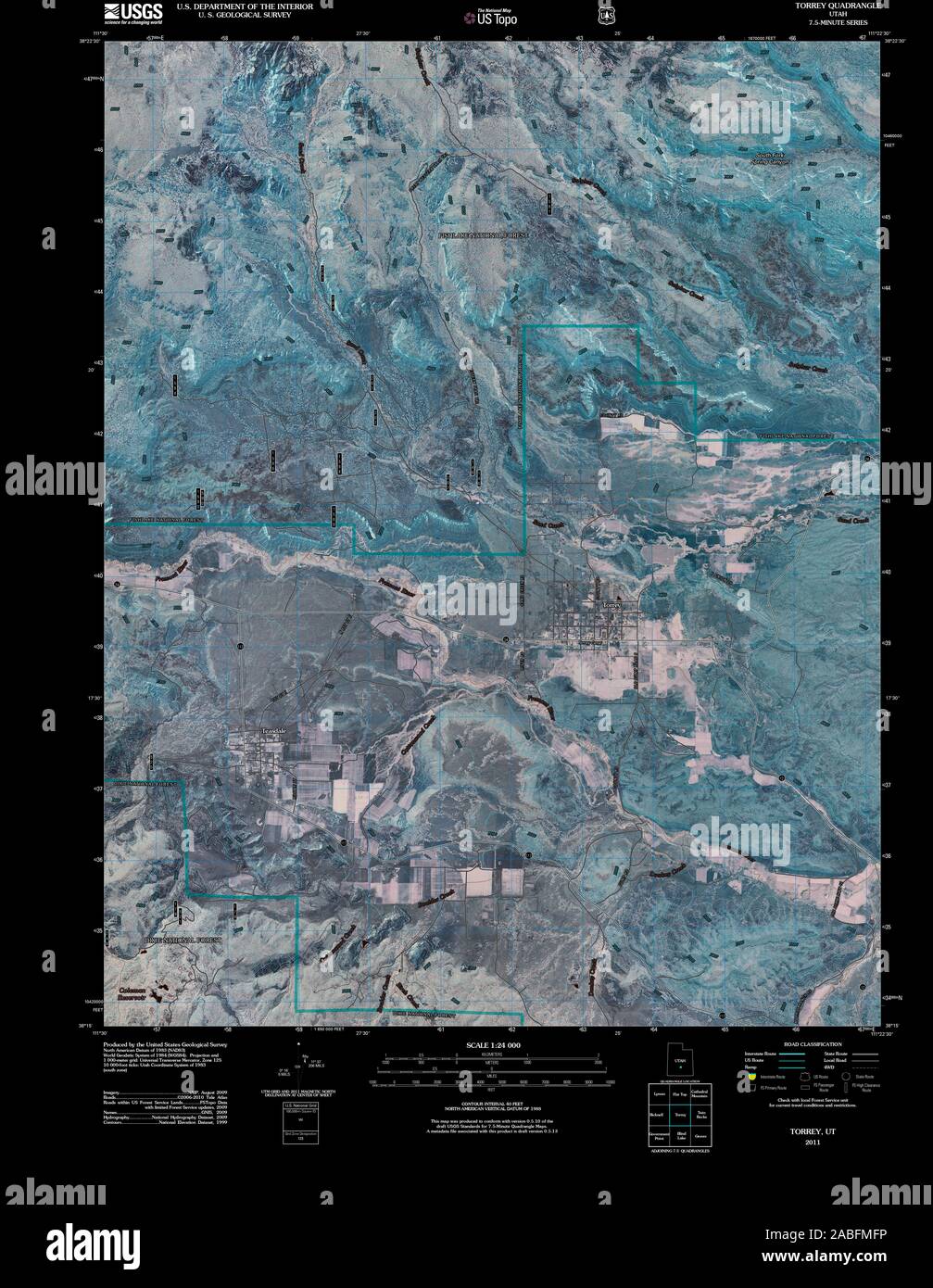 Map of torrey hi-res stock photography and images - Alamy