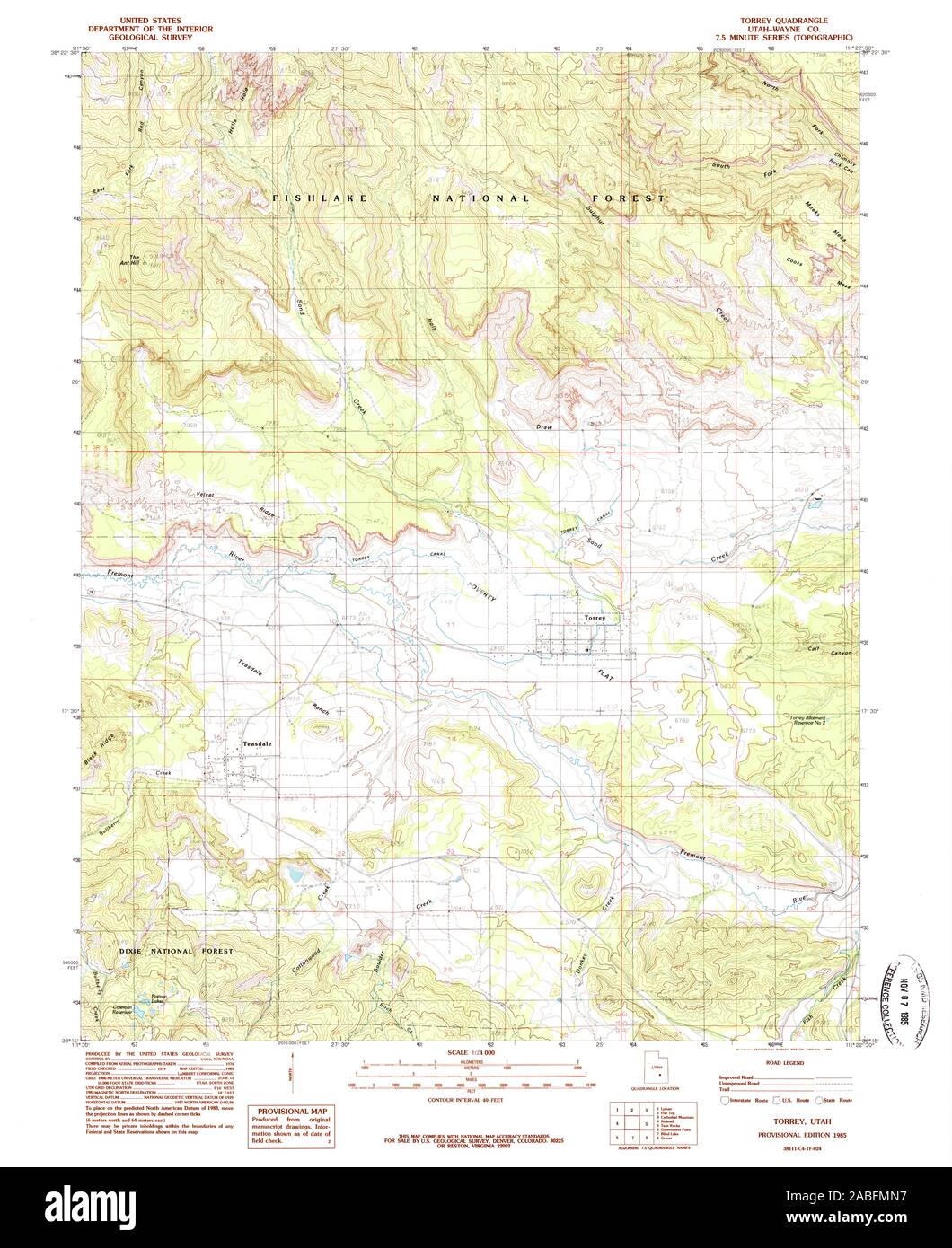 Torrey map hi-res stock photography and images - Alamy