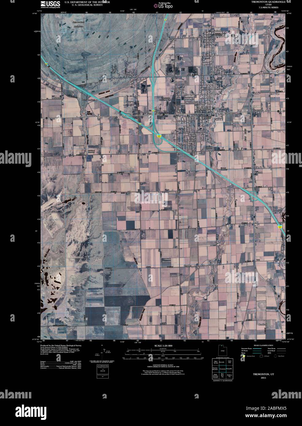 Tremonton map hi-res stock photography and images - Alamy