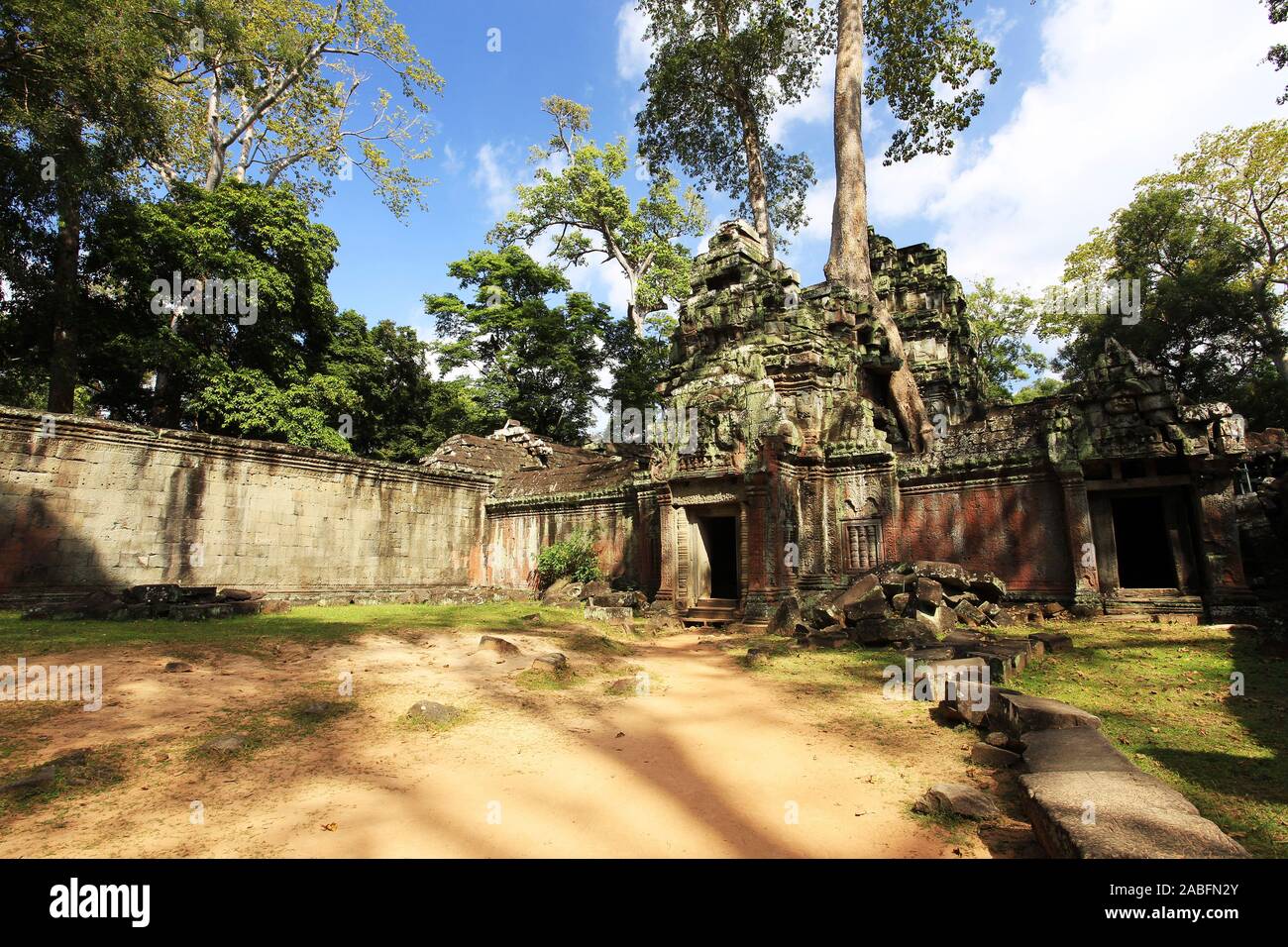 Ta Prohm Temple, Temples of Angkor, Cambodia Stock Photo - Alamy