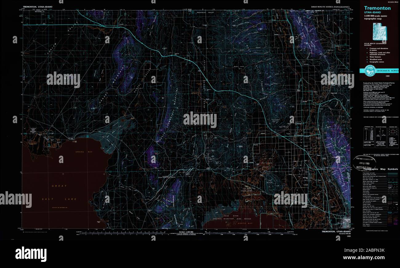 Map of tremonton hi-res stock photography and images - Alamy