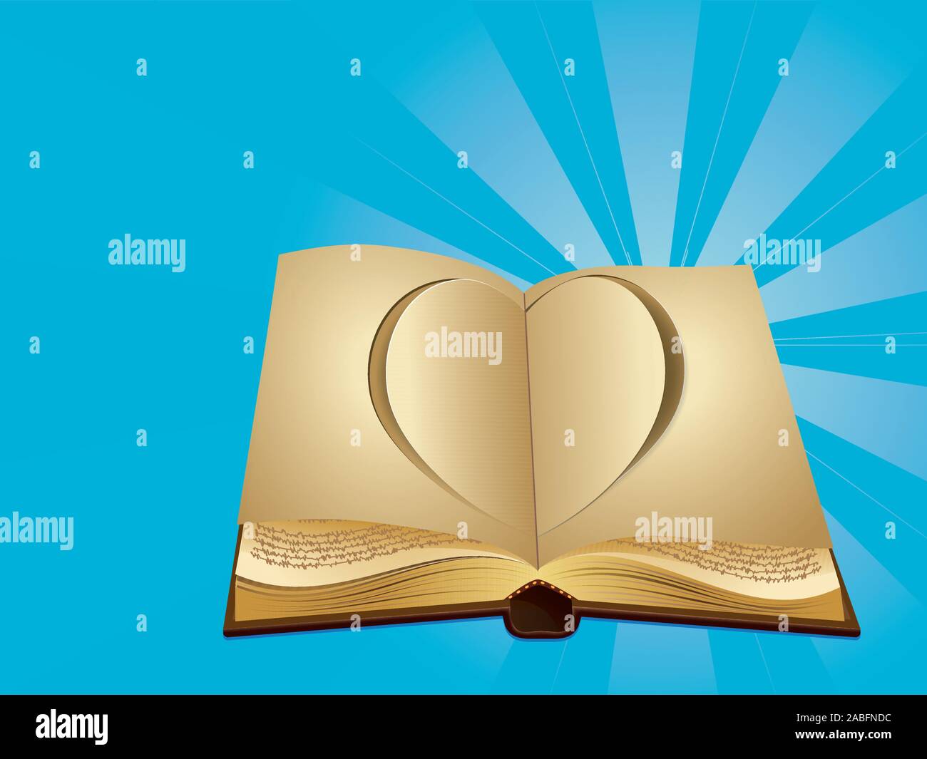 Heart opened Stock Vector Images - Alamy