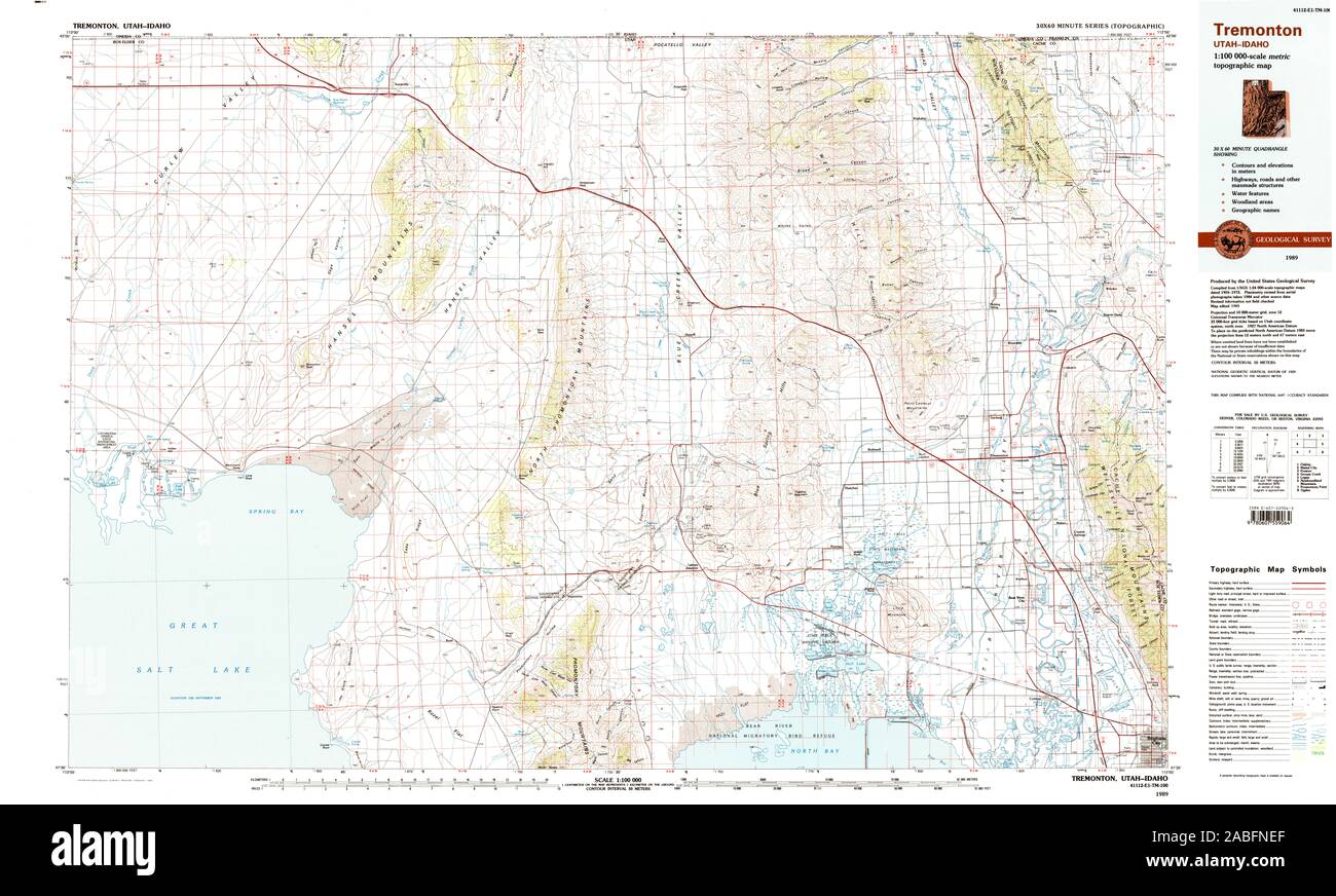 Tremonton map Cut Out Stock Images & Pictures - Alamy