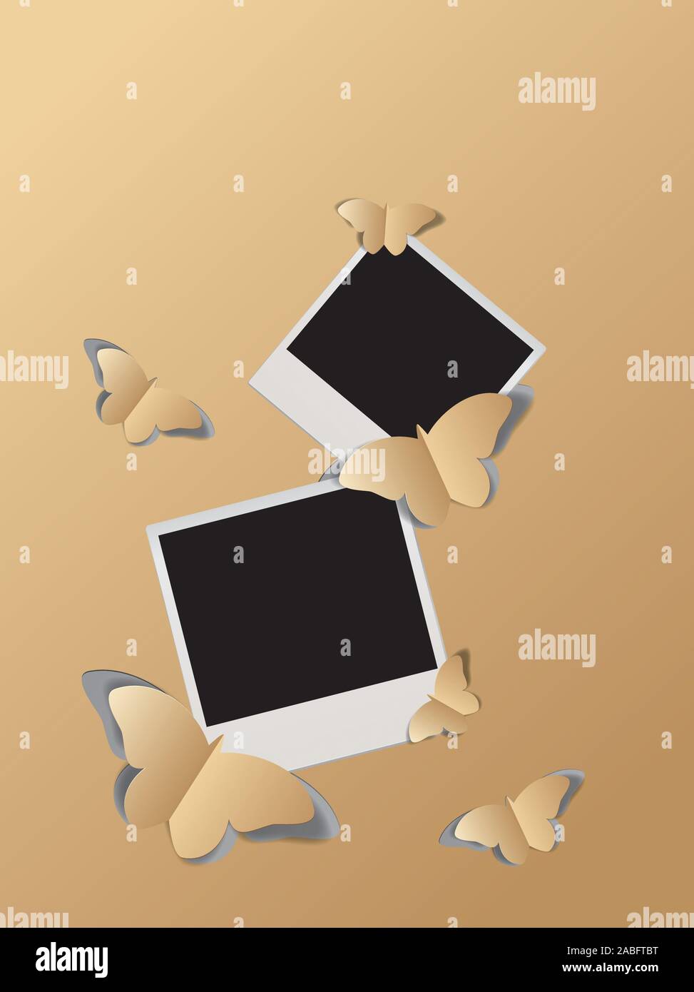 Photo album cut out Stock Vector Images - Alamy