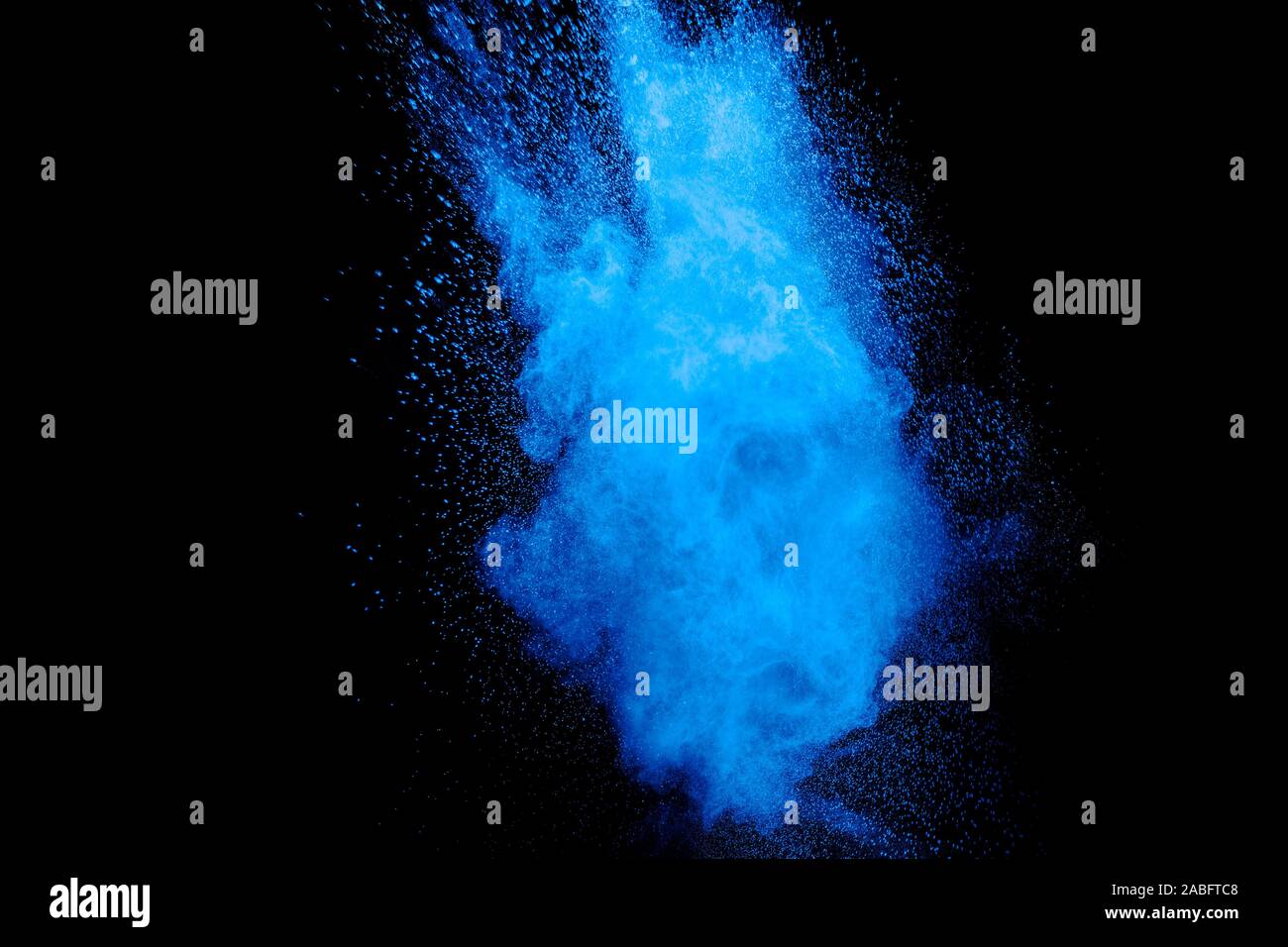 Blue particles hi-res stock photography and images - Alamy