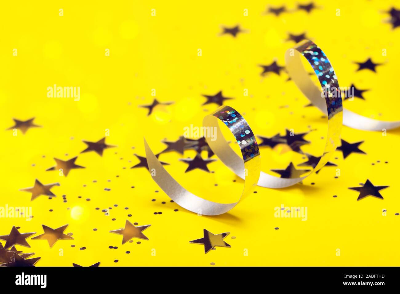 Shiny serpentine streamers on hi-res stock photography and images - Alamy