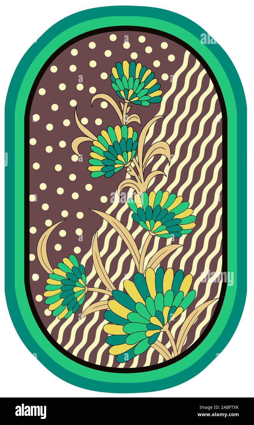 Digital textile pattern Cut Out Stock Images & Pictures - Alamy