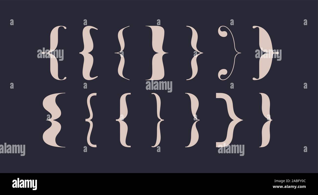 Horizontal Curly Brackets