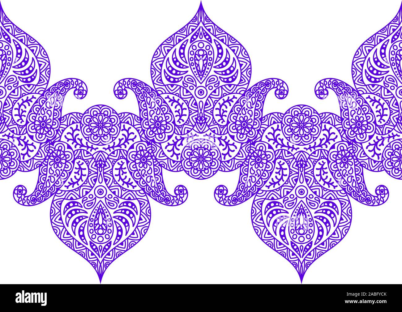 Indian ethnic seamless pattern Stock Vector Image & Art - Alamy