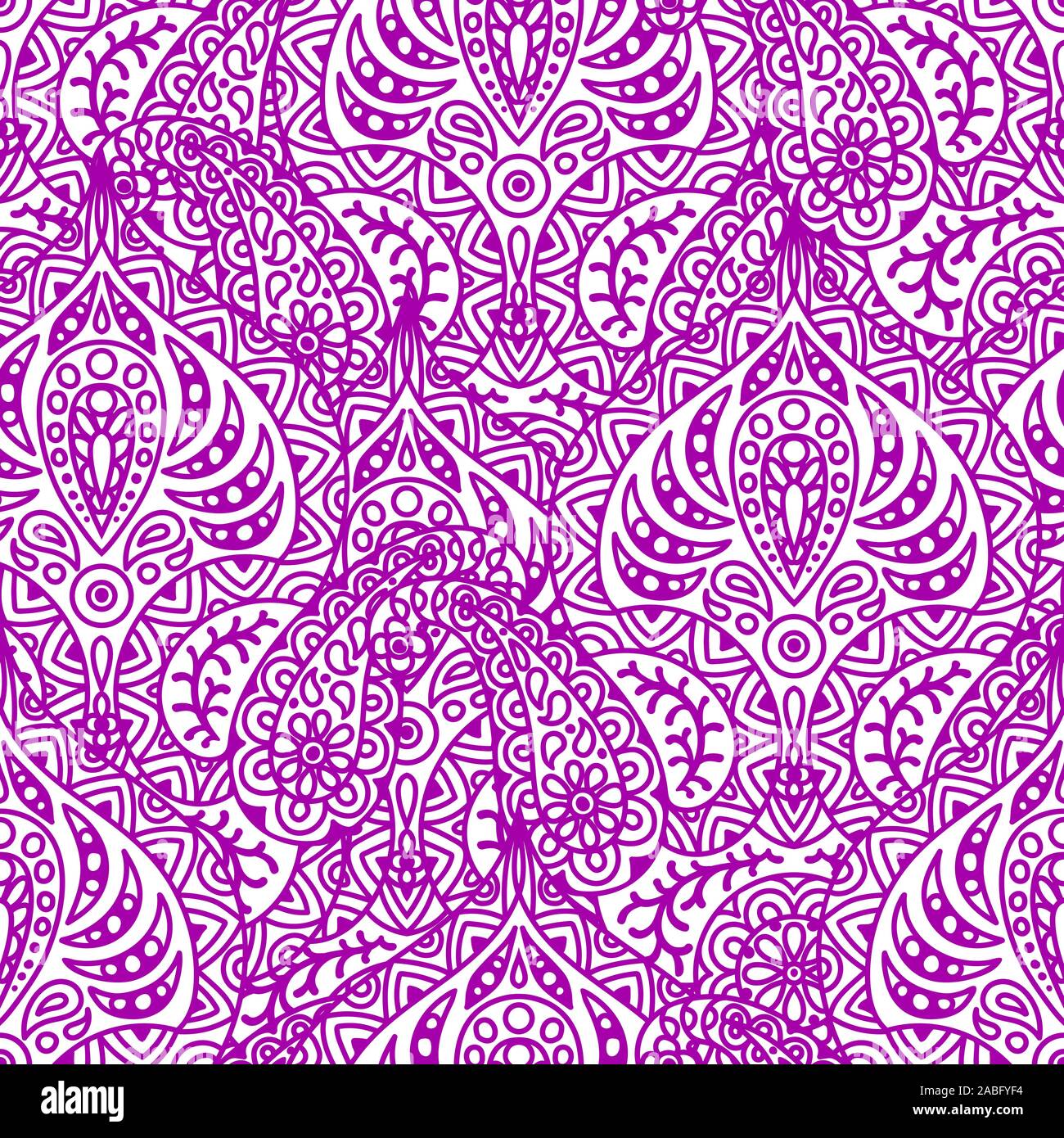 Indian ethnic seamless pattern Stock Vector Image & Art - Alamy