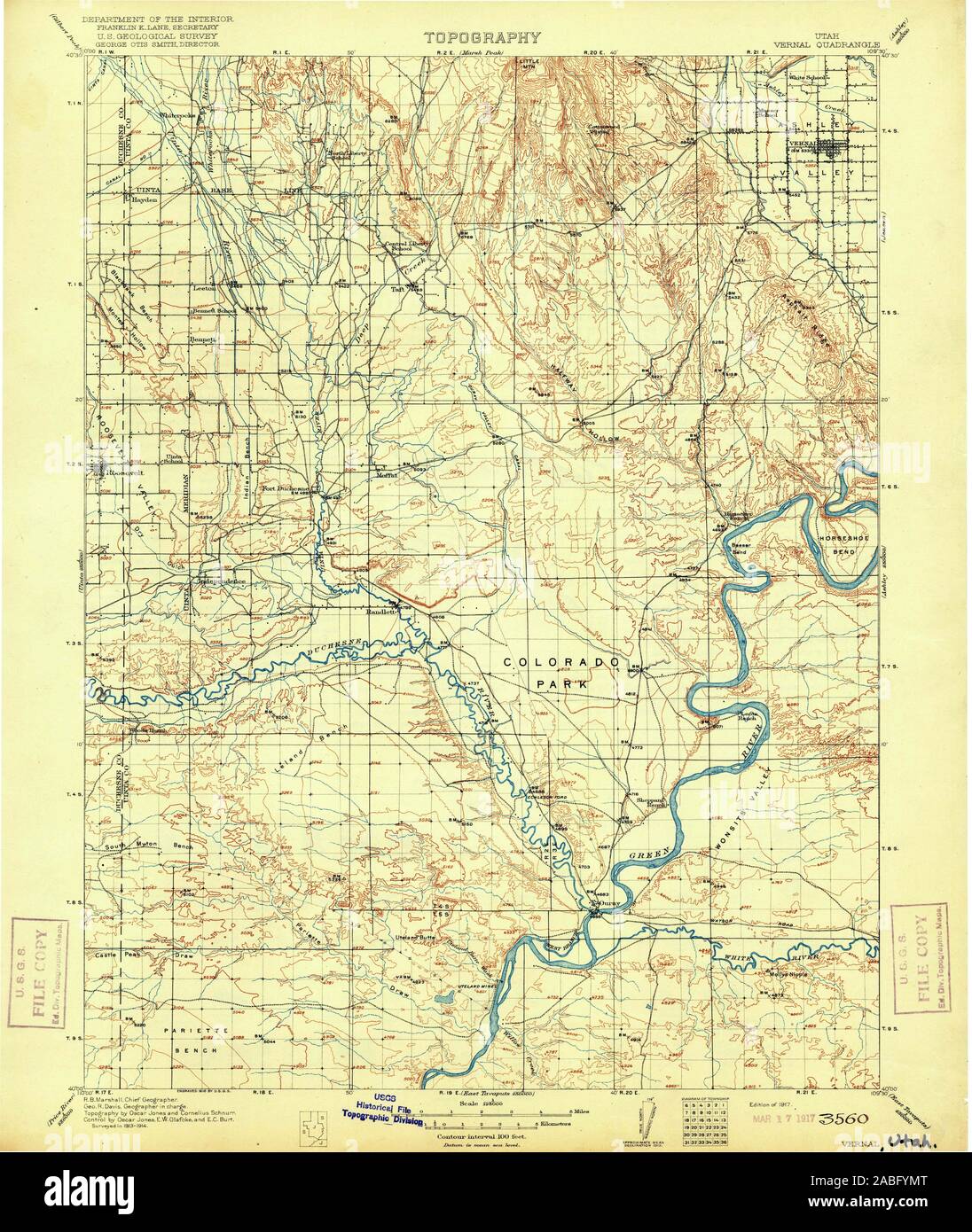 Map of vernal hi-res stock photography and images - Alamy