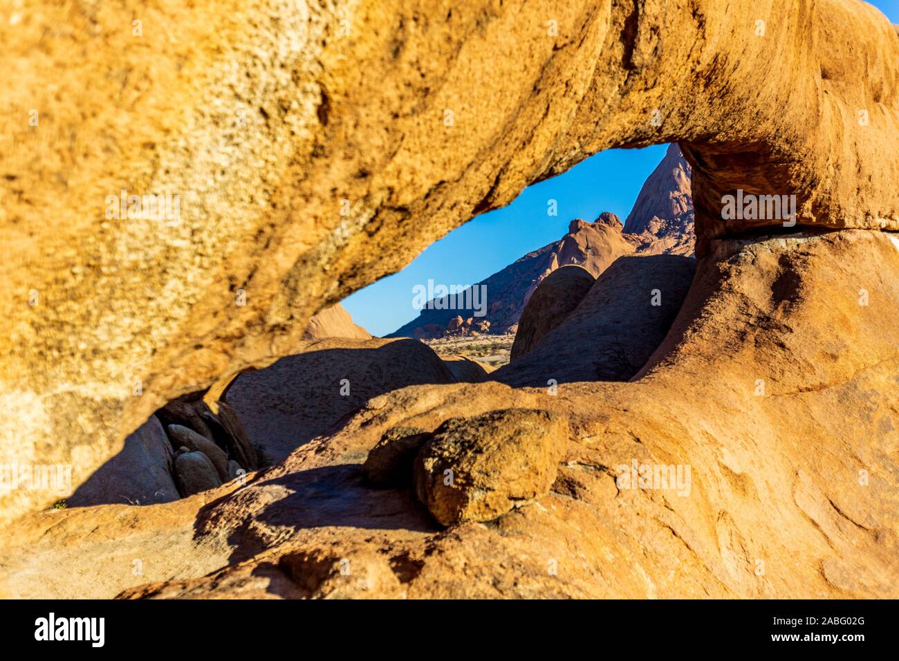 The Spitzkoppe landscape in Namibia Stock Photo - Alamy