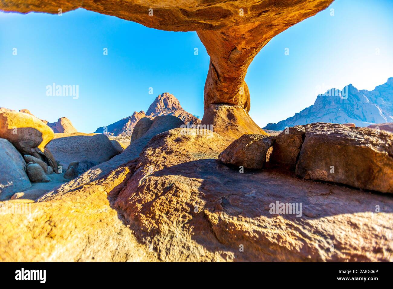 The Spitzkoppe landscape in Namibia Stock Photo - Alamy