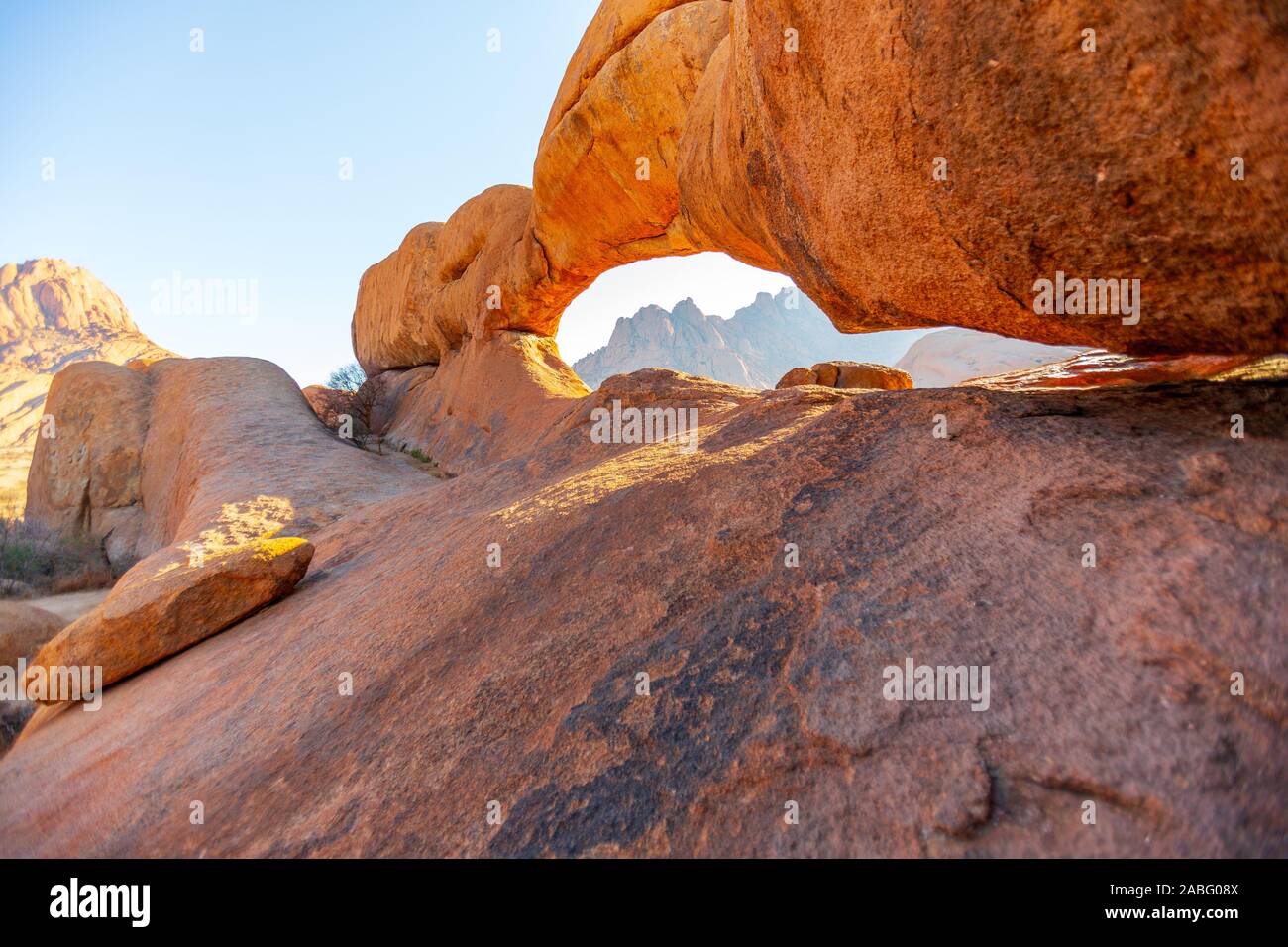 The Spitzkoppe landscape in Namibia Stock Photo - Alamy