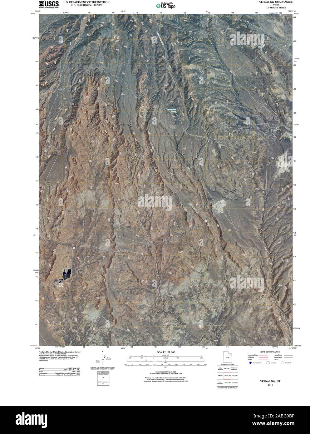 Map of vernal Cut Out Stock Images & Pictures - Alamy