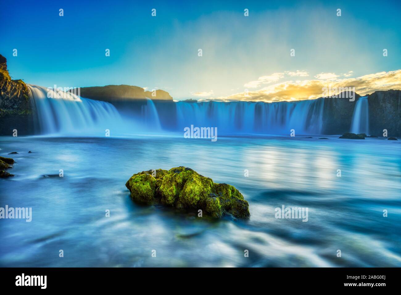 Aerial godafoss hi-res stock photography and images - Alamy