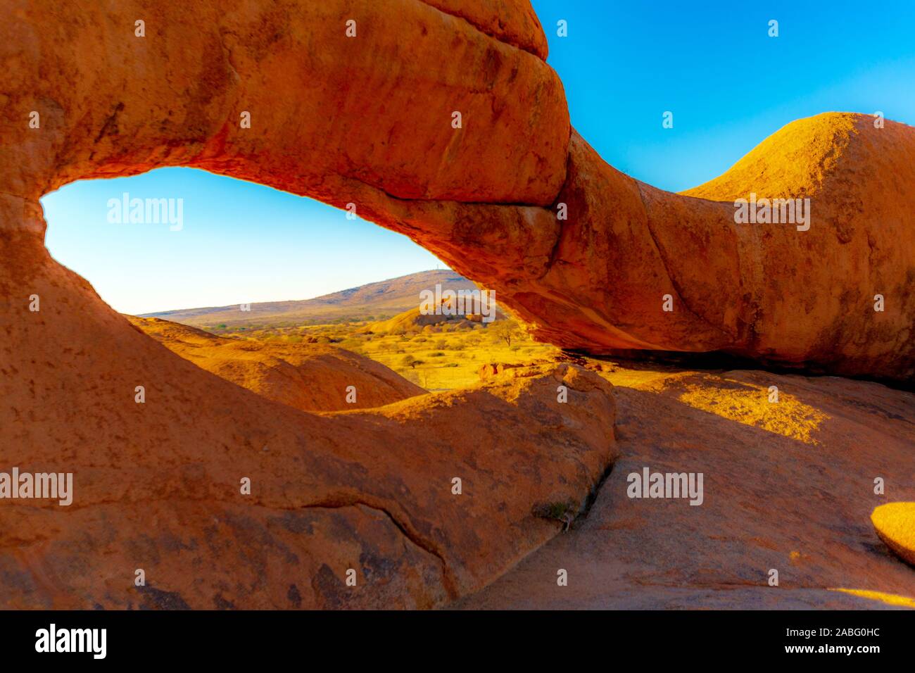 The Spitzkoppe landscape in Namibia Stock Photo - Alamy