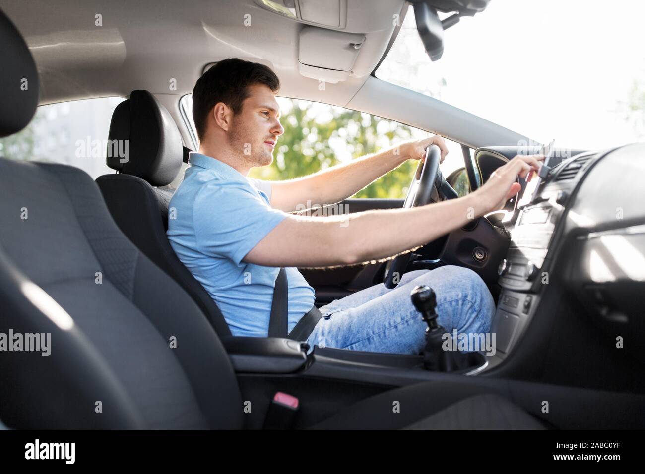 Gps car driver hi-res stock photography and images - Alamy