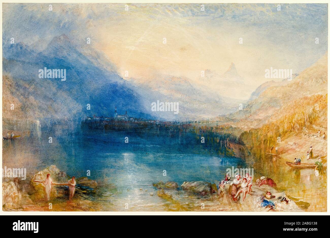 William turner painting landscape hi-res stock photography and images ...
