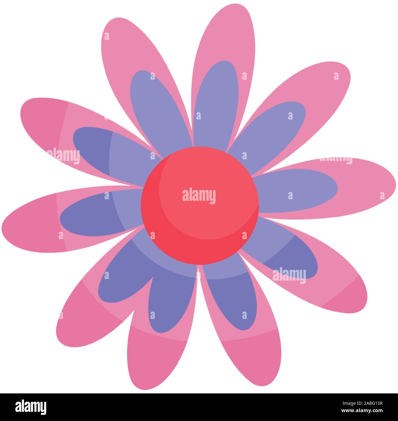 Flower design, floral nature plant ornament garden decoration and ...