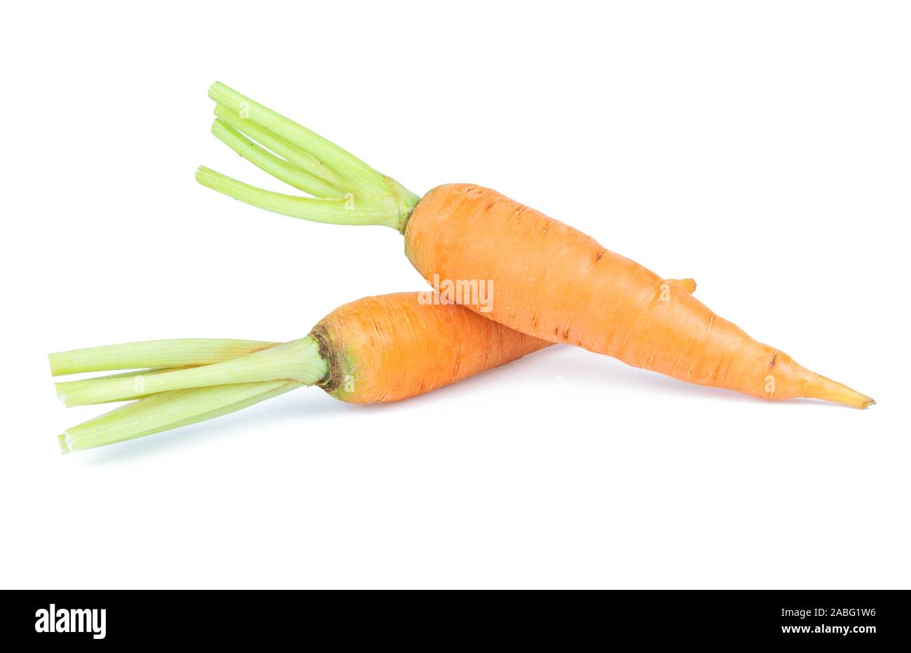 Fresh baby carrot isolated on white background with clipping path Stock ...