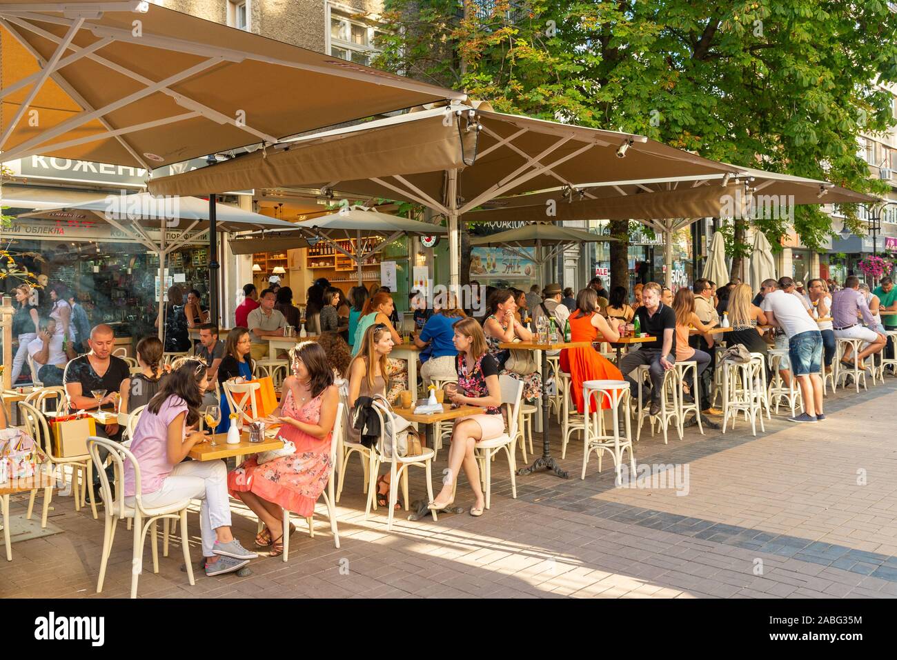 Vitosha Street Cafe High Resolution Stock Photography and Images - Alamy