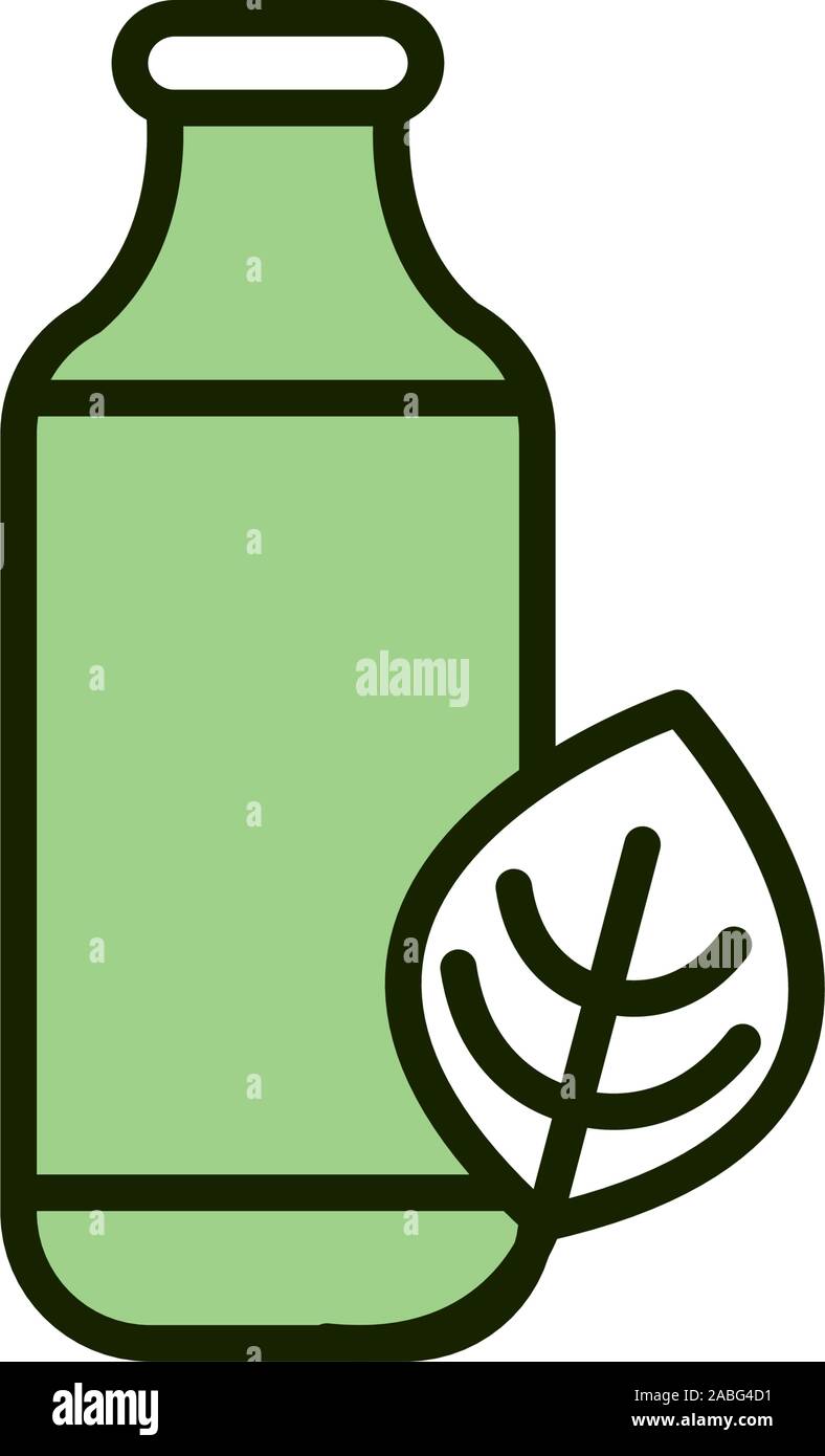 bottle environment ecology line and fill vector illustration Stock ...