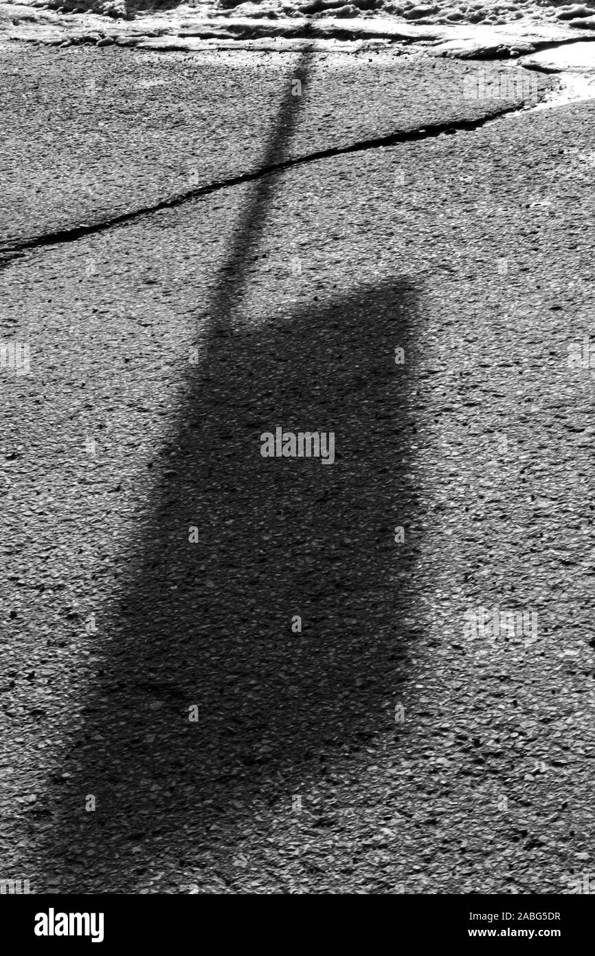 shadow in the snow Stock Photo - Alamy