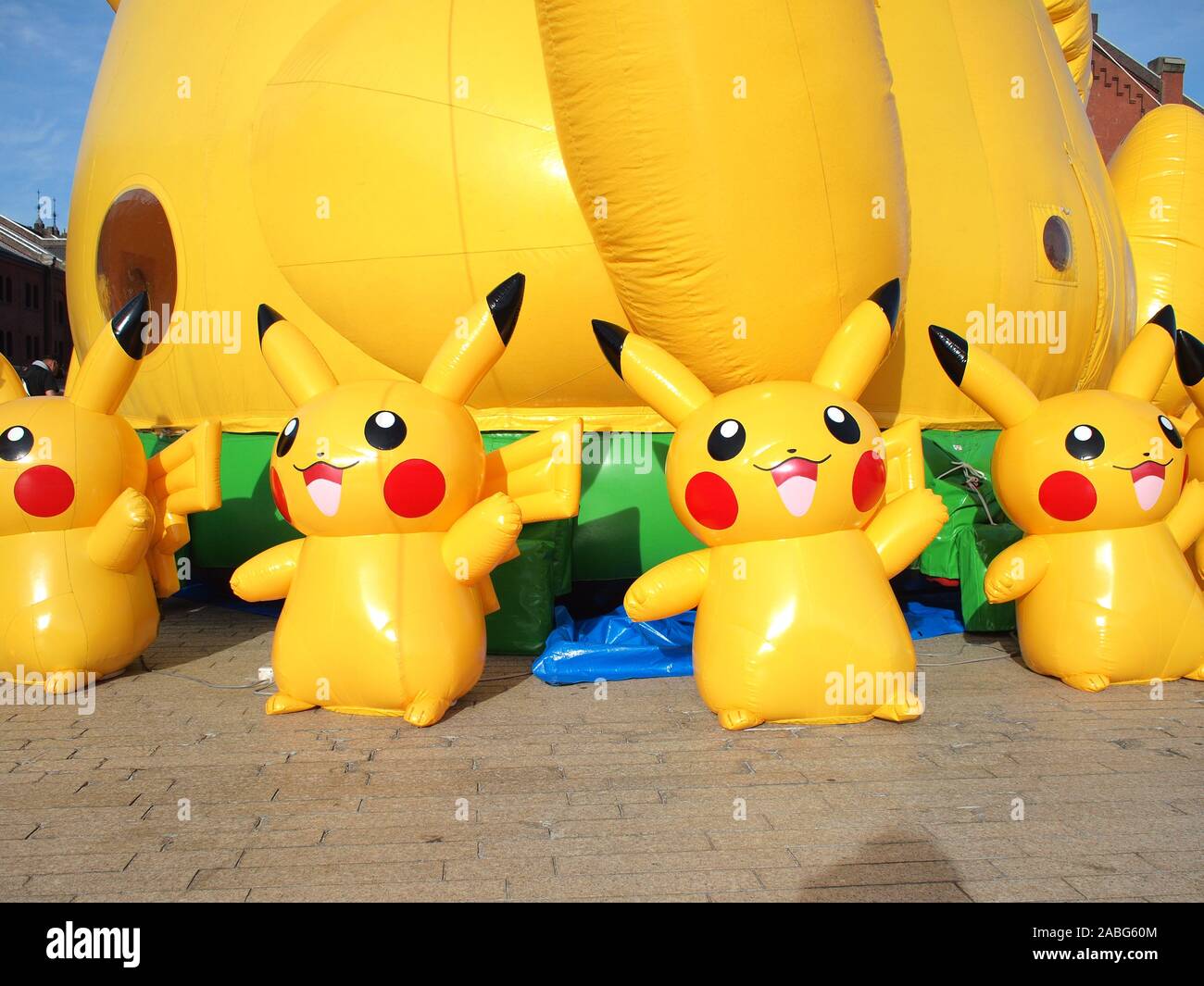 YOKOHAMA, KANAGAWA, JAPAN - August 6th, 2019: Giant Pikachu at the ...