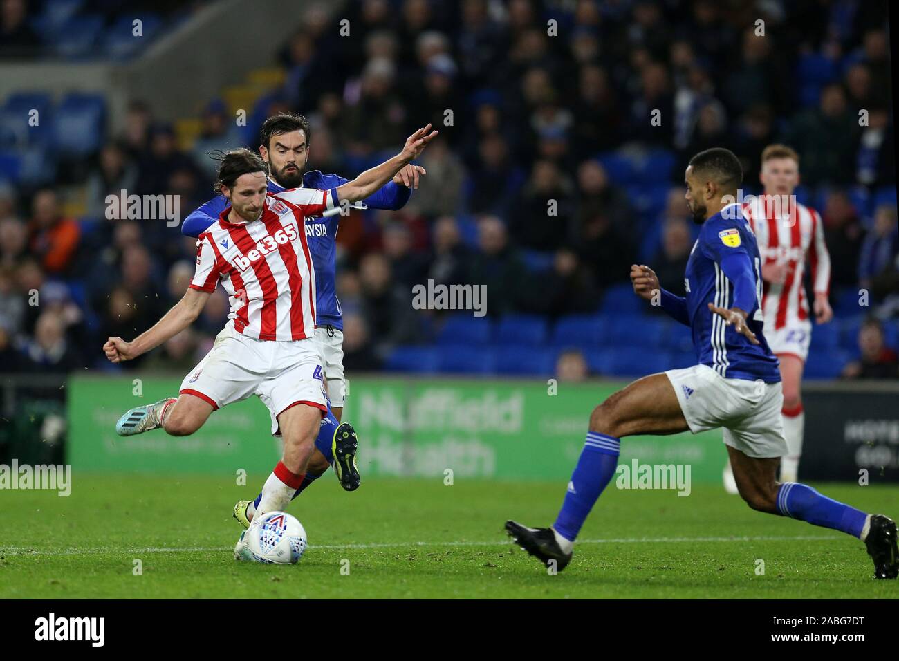 Joe allen cardiff goal hi-res stock photography and images - Alamy