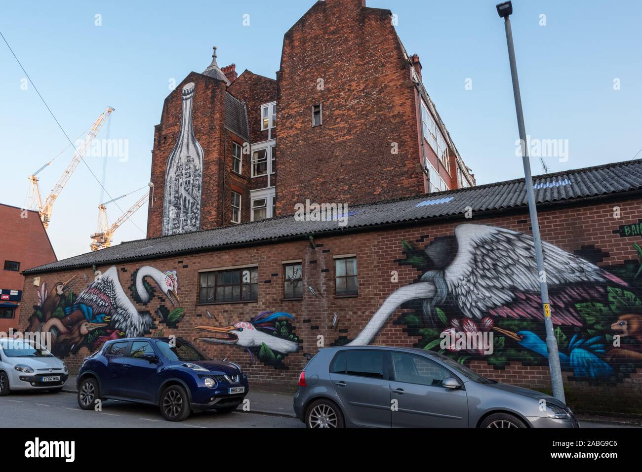 Fighting cranes hi-res stock photography and images - Alamy