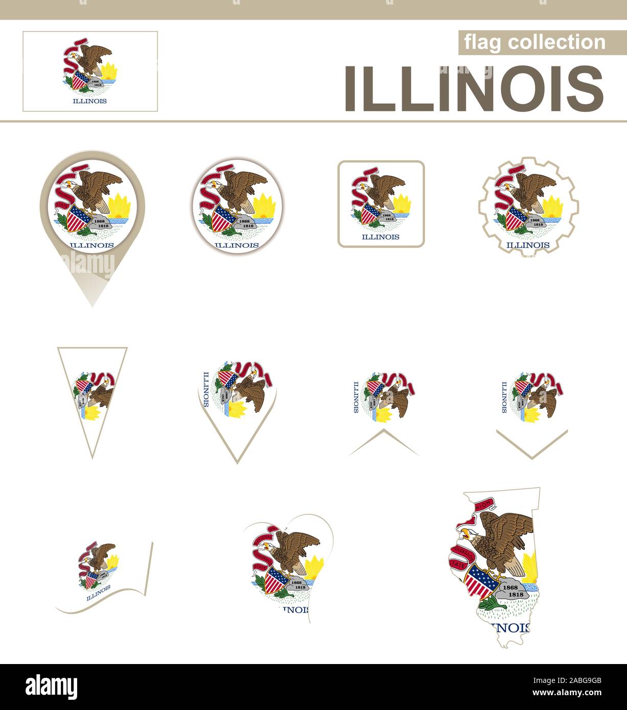 Chicago series Stock Vector Images - Alamy