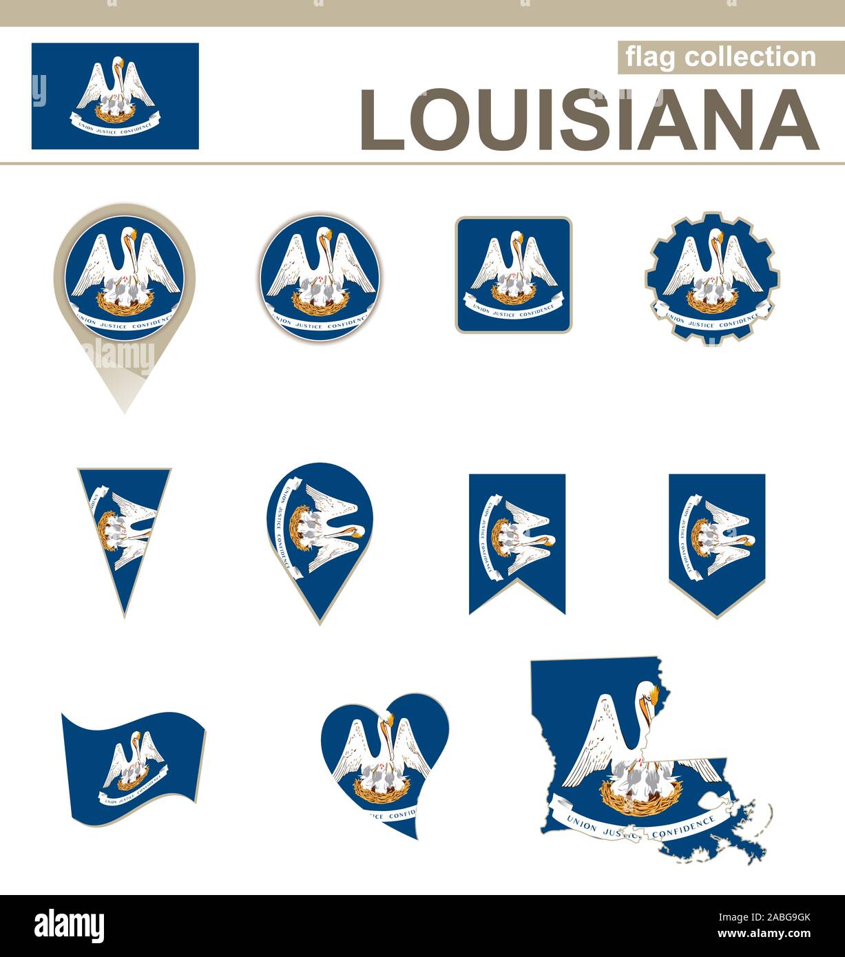 American flag baton rouge louisiana Stock Vector Images - Alamy