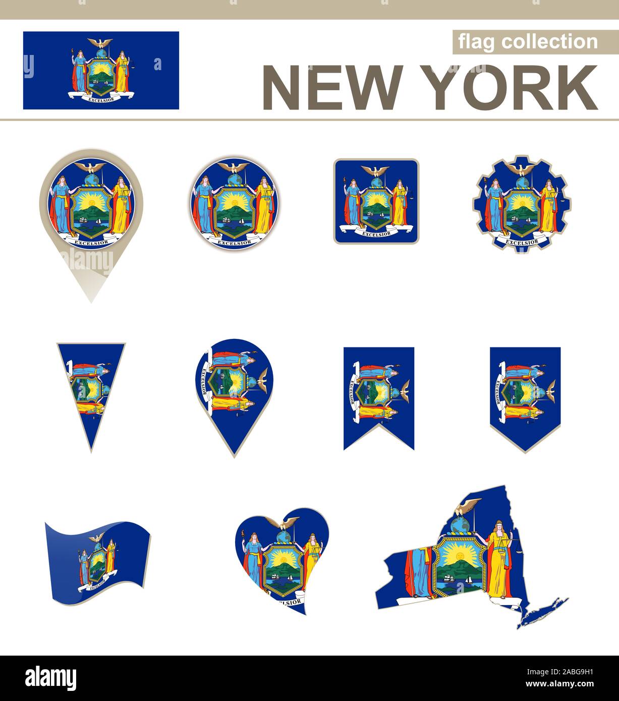 Buffalo city flag Stock Vector Images - Alamy