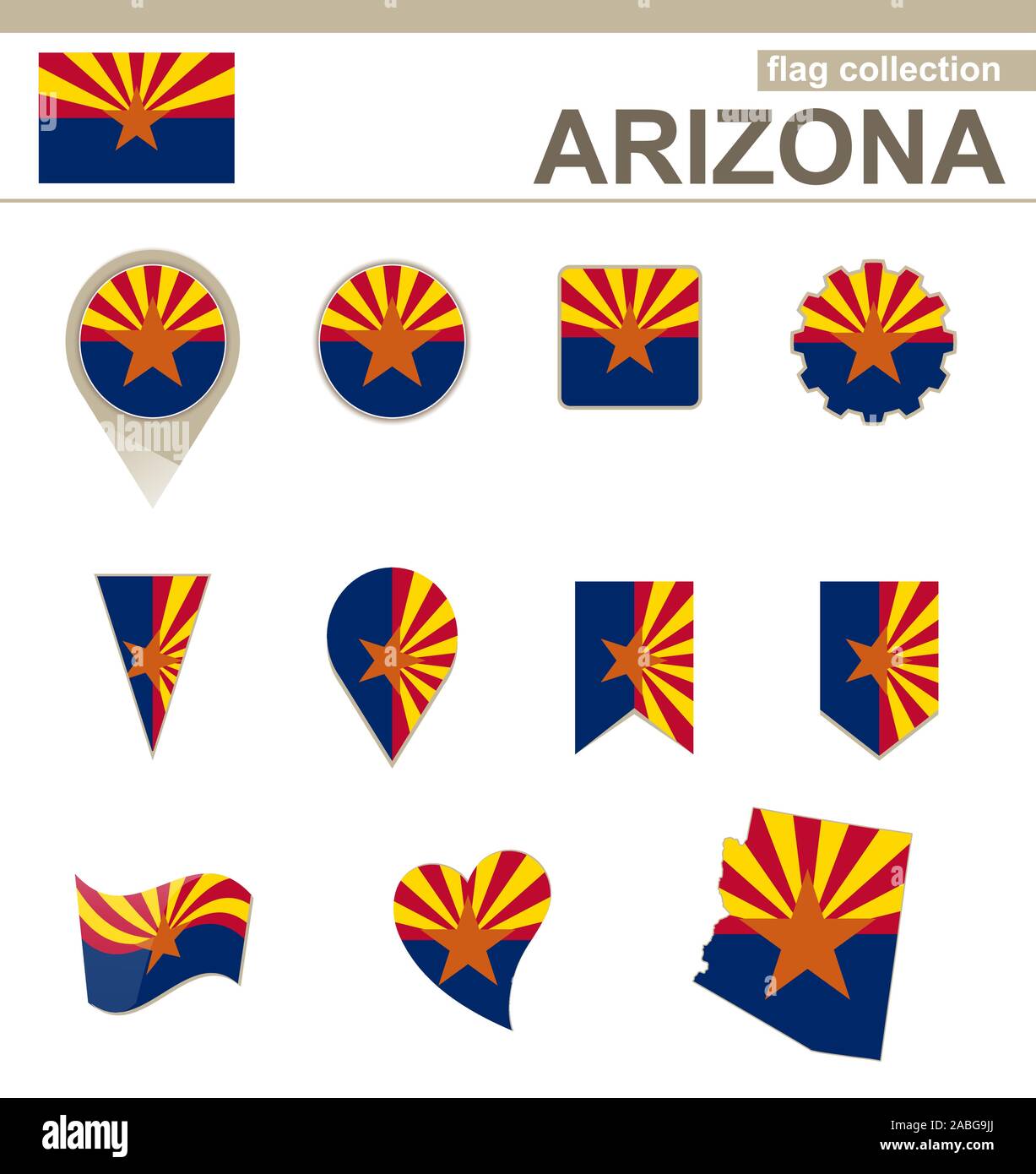 Arizona heart Stock Vector Images - Alamy