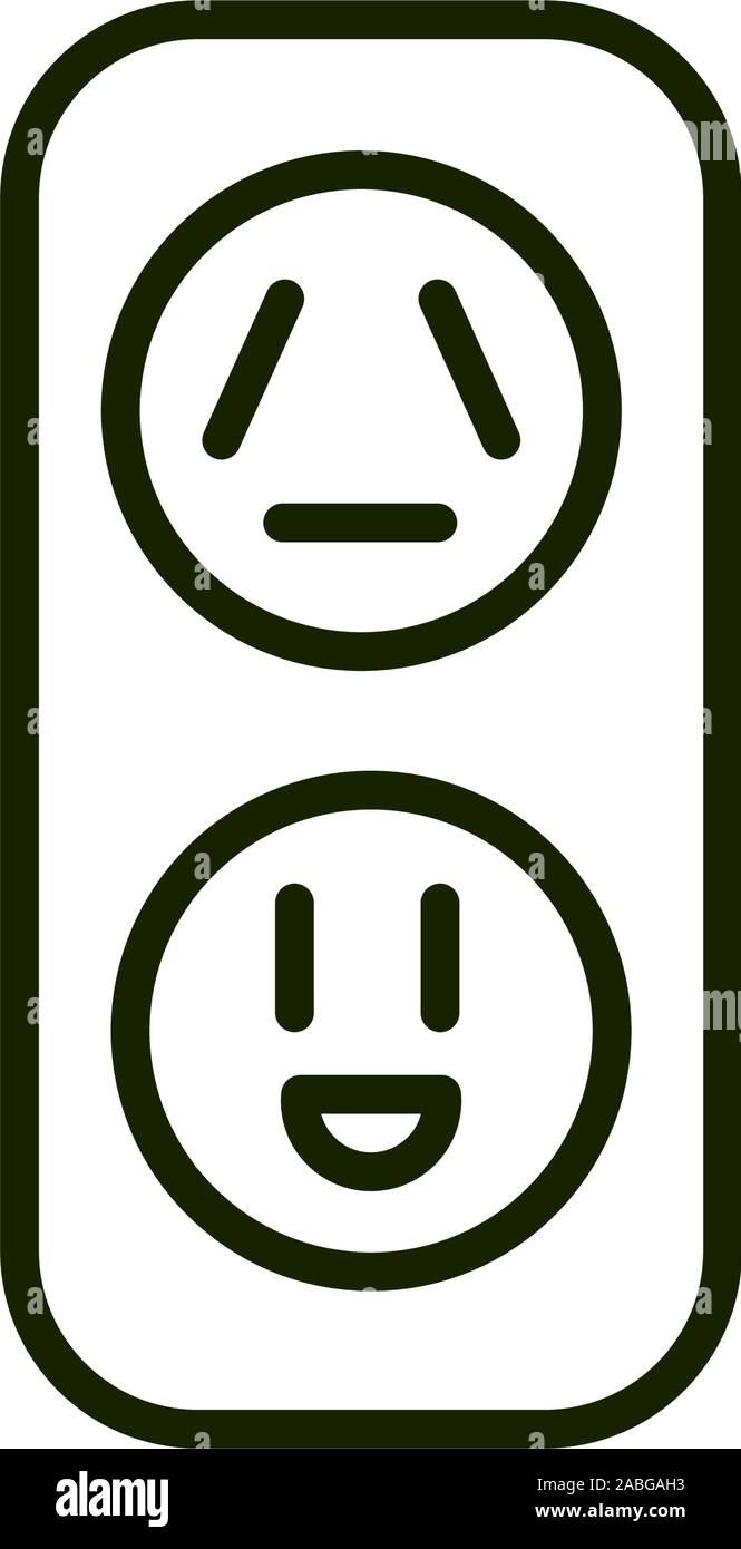 energy outlet environment ecology line and fill vector illustration ...