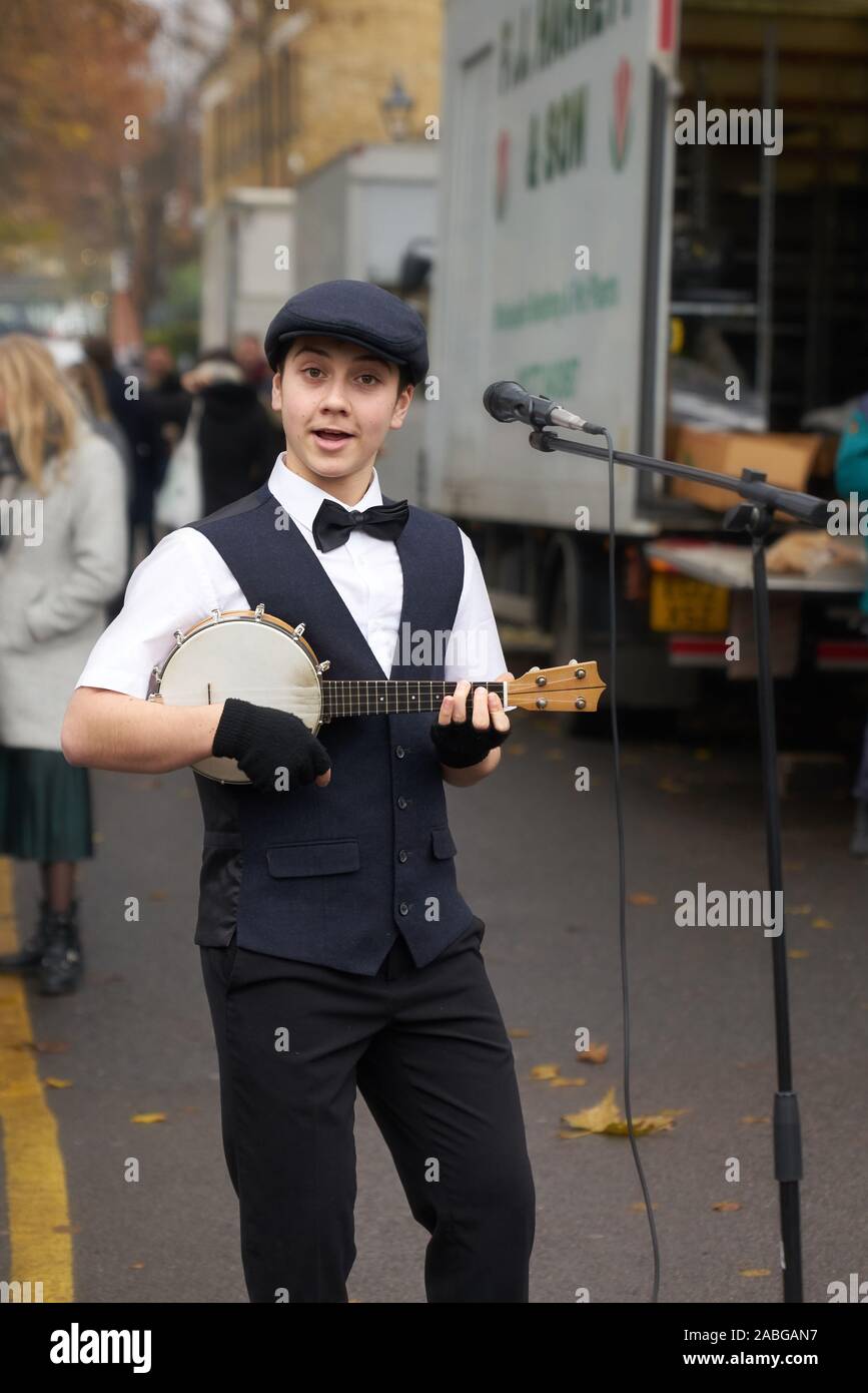 george forby impersonator Stock Photo - Alamy