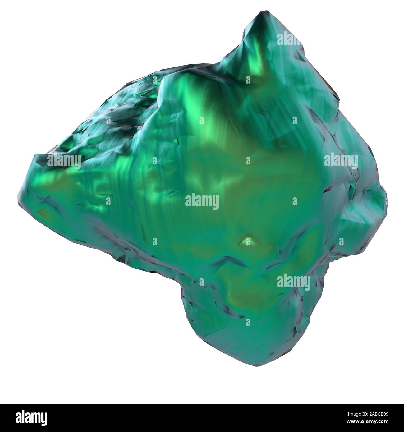 abstract noisy circular shape on white background with strange physical ...