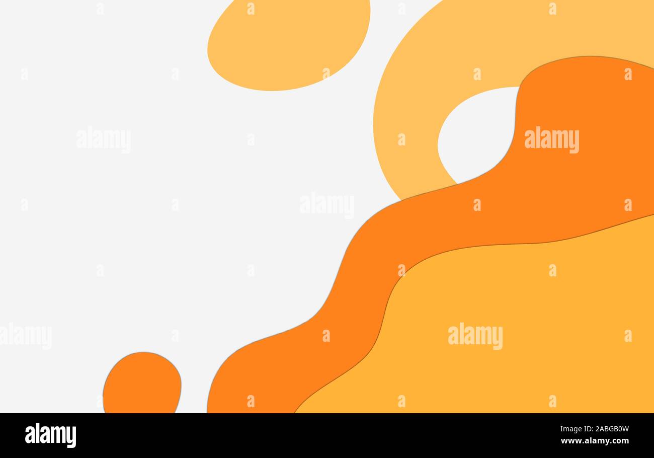 Orange Abstract Water wave vector illustration design background Stock ...