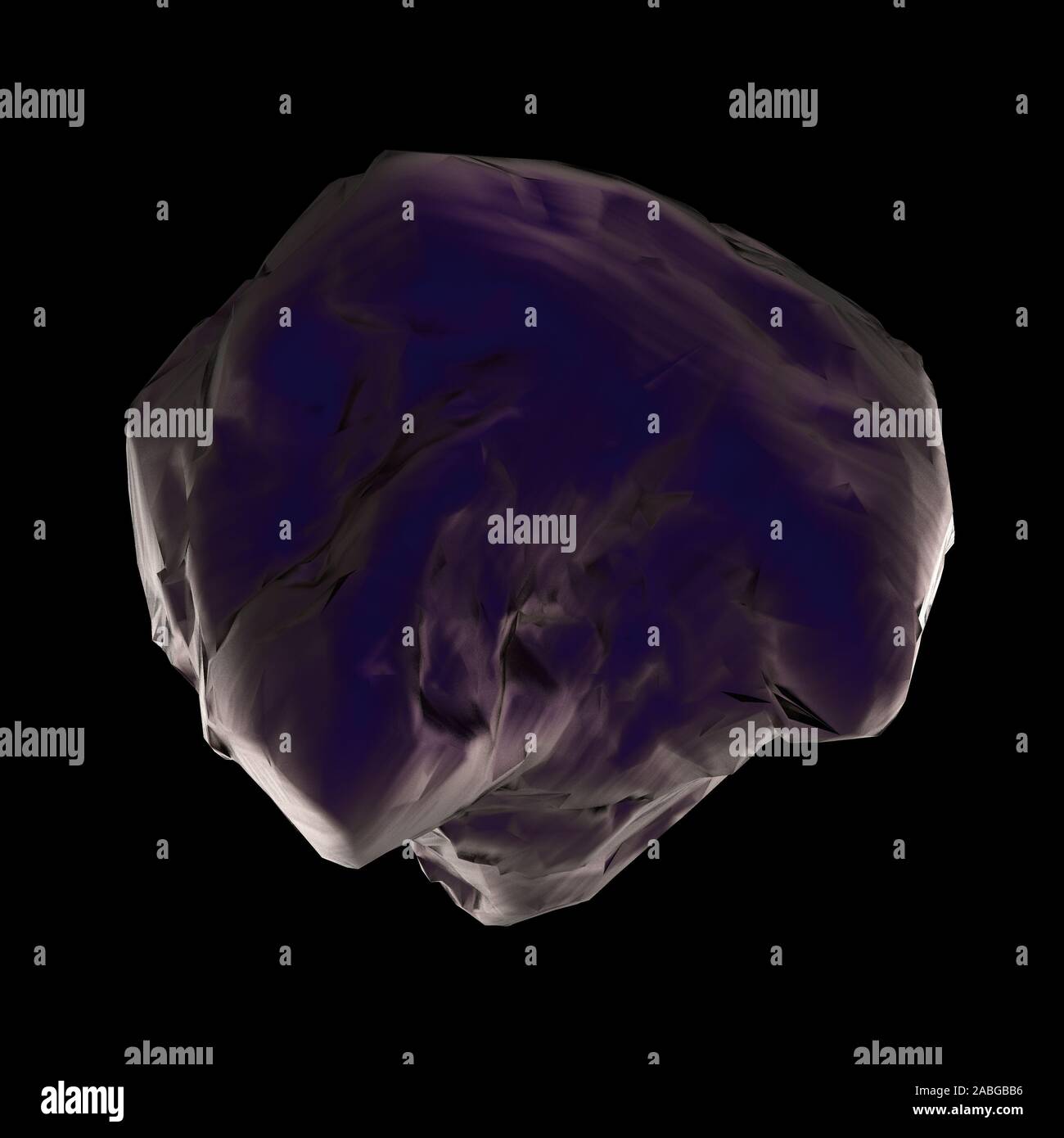 abstract noisy circular shape on white background with strange physical ...