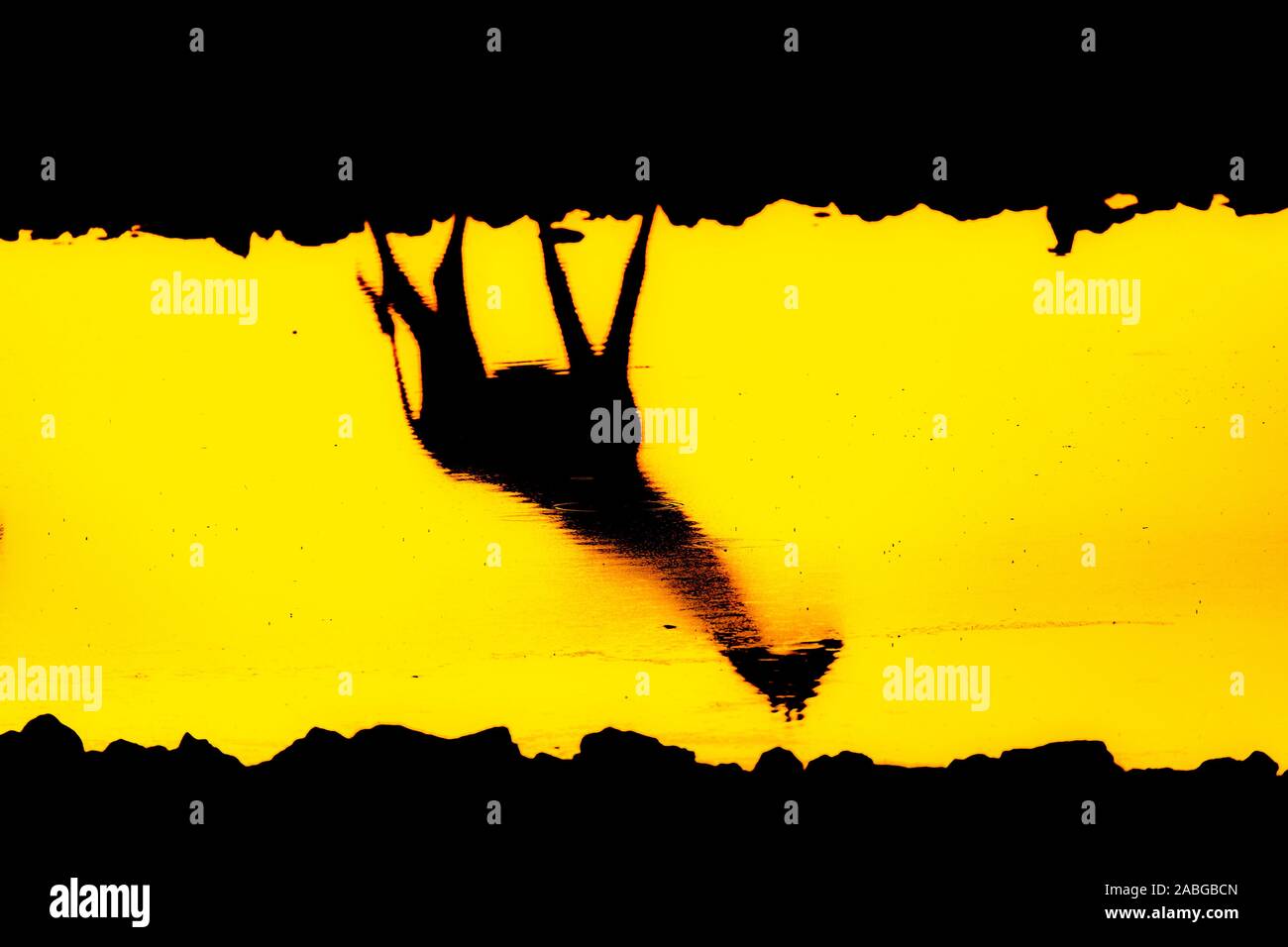 Sunset in Namibia, Africa Stock Photo - Alamy