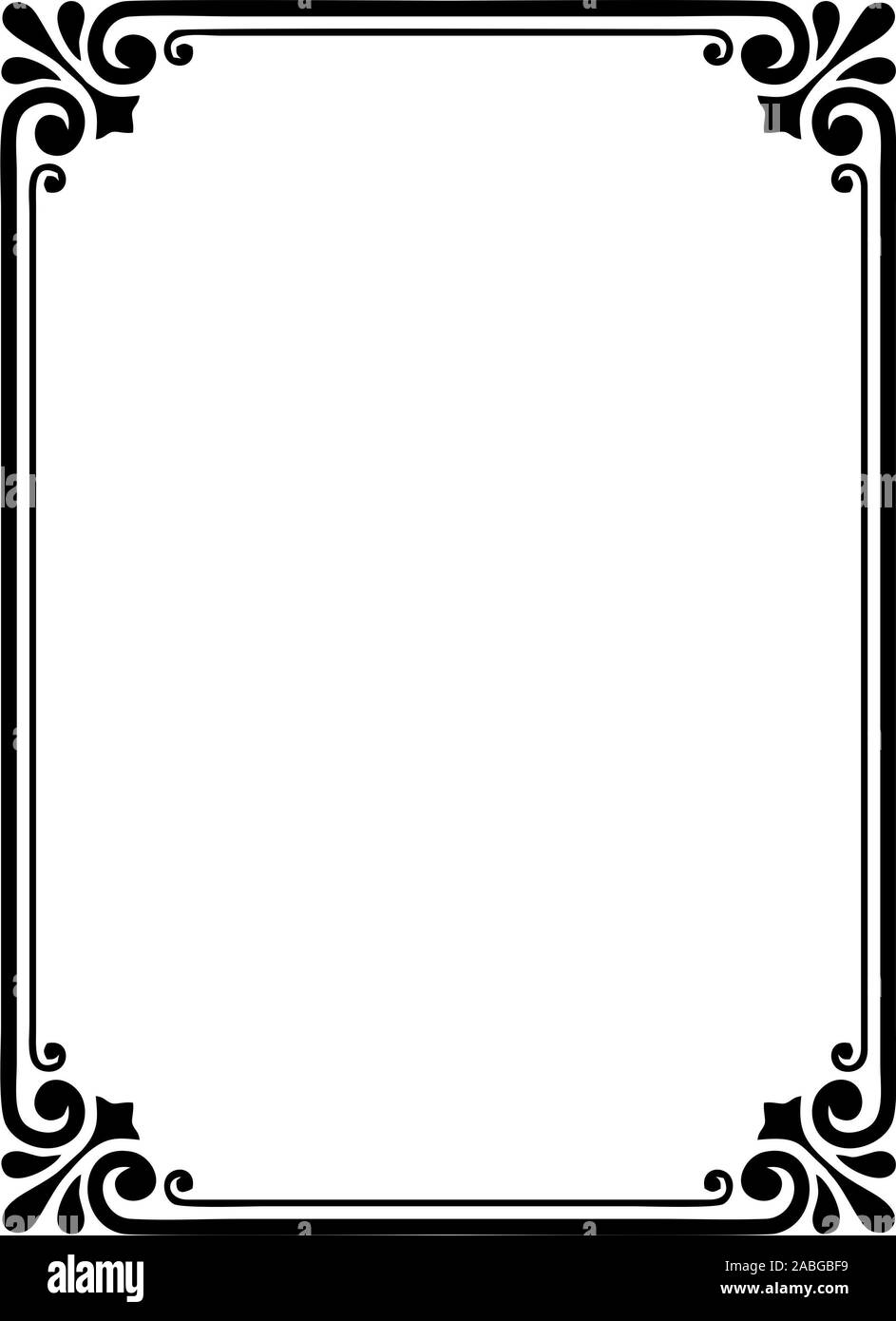 photo frame and border vector designs Stock Photo - Alamy