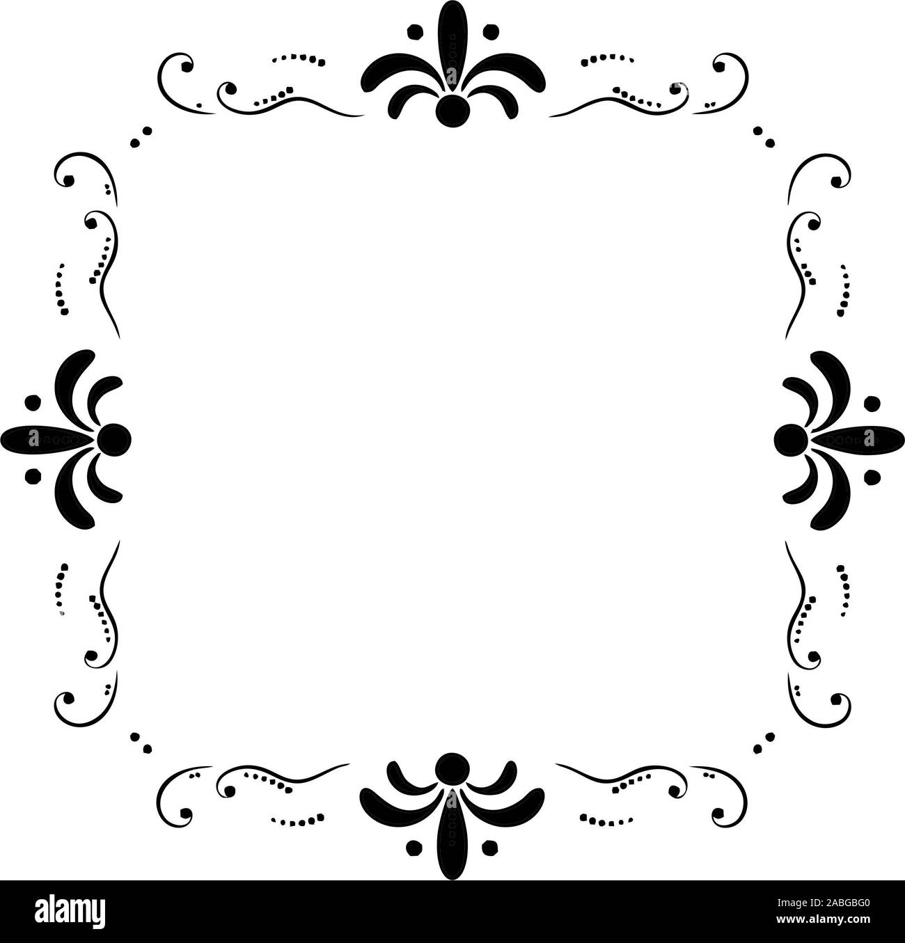 photo frame and border vector designs Stock Photo - Alamy