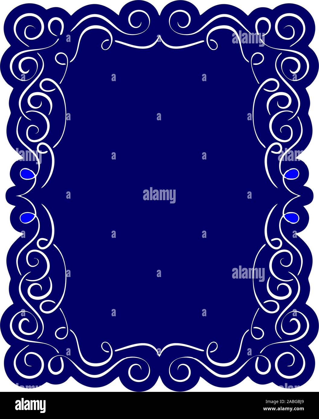 Rectangular corner frame border Cut Out Stock Images & Pictures - Alamy