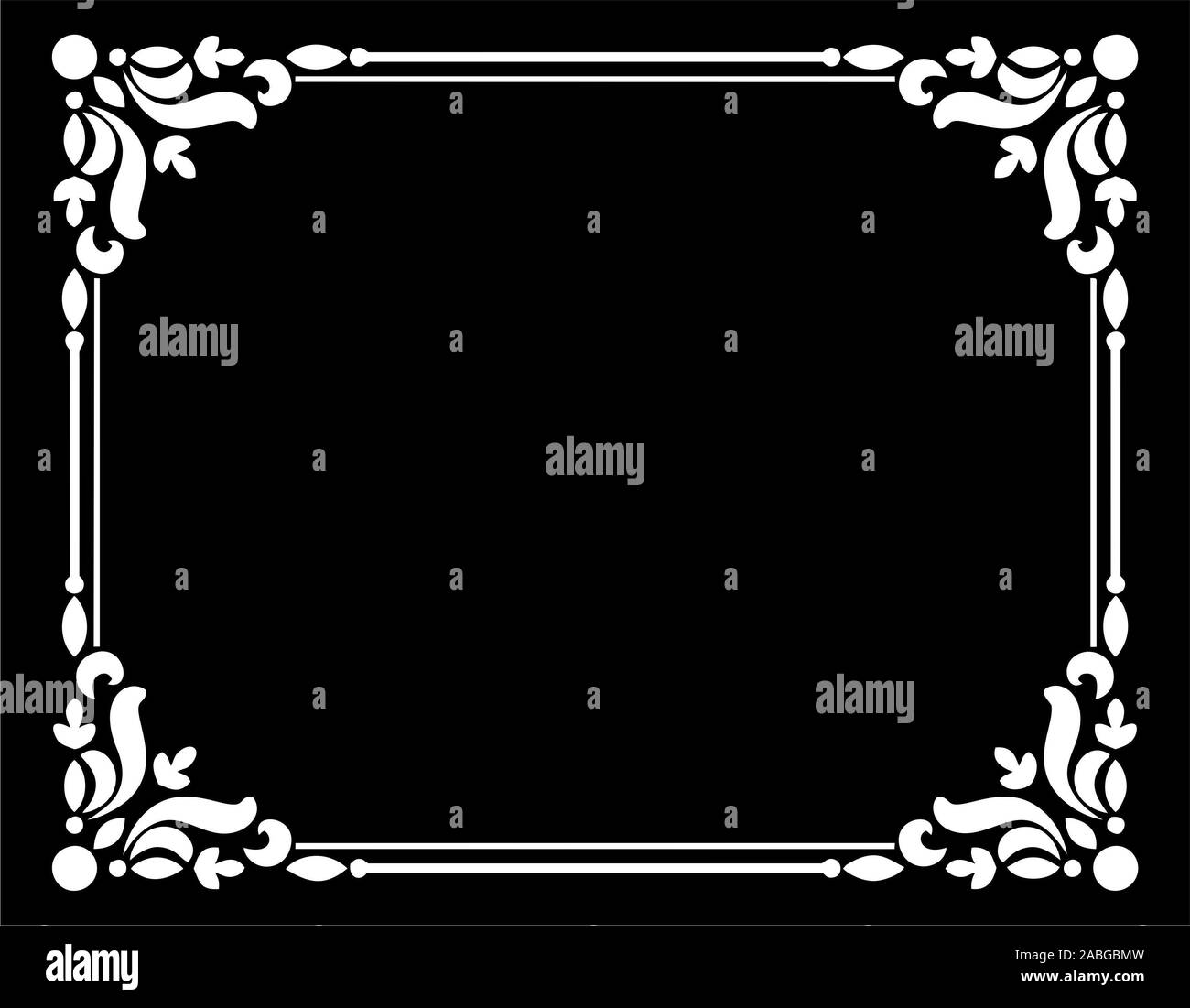 photo frame and border vector designs Stock Photo - Alamy