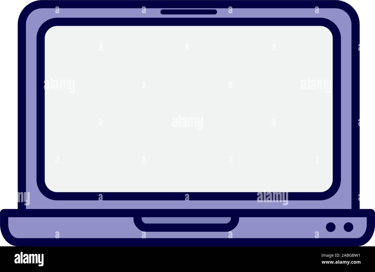 laptop computer device technology icon vector illustration Stock Vector ...