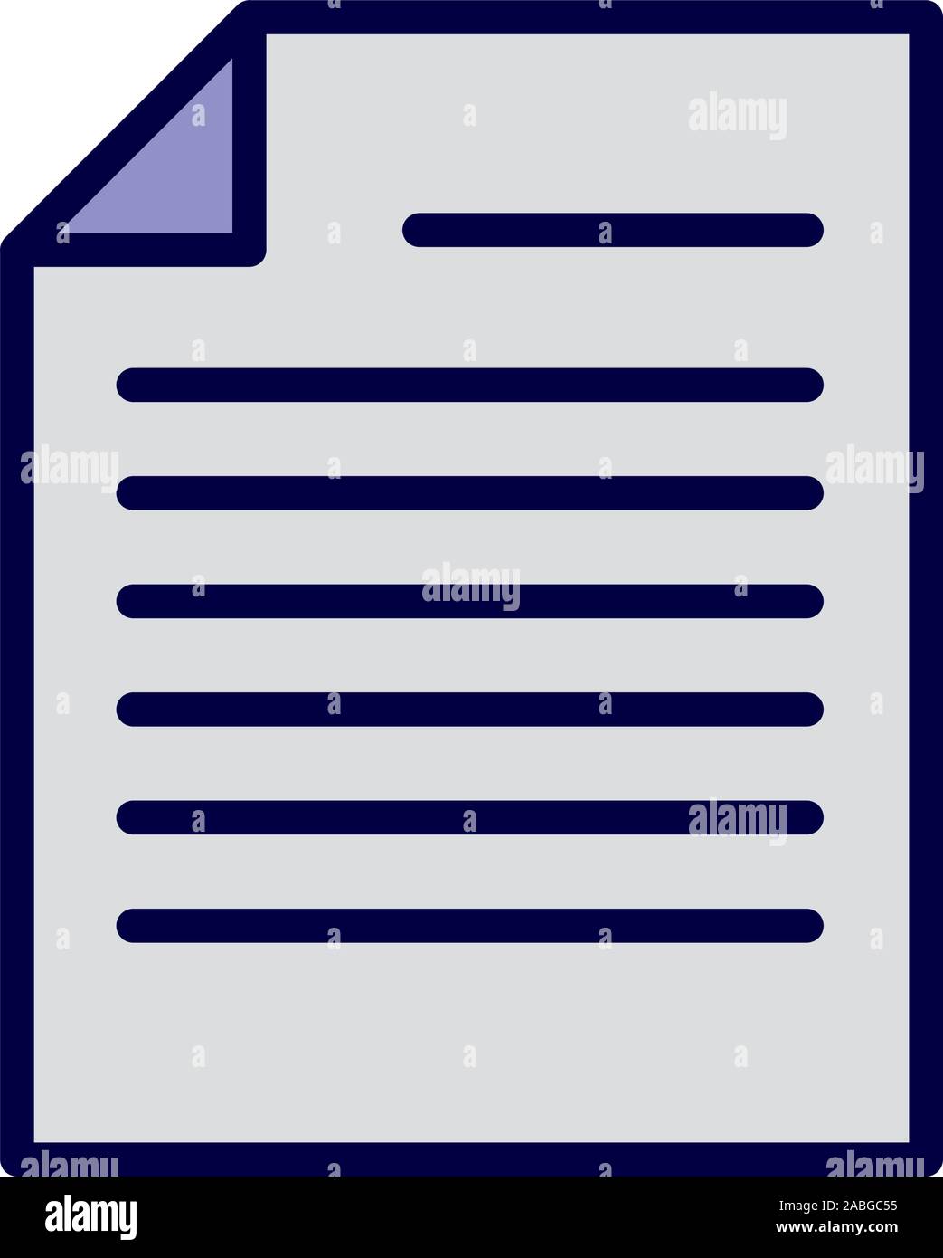 paper document information learning online icon vector illustration ...
