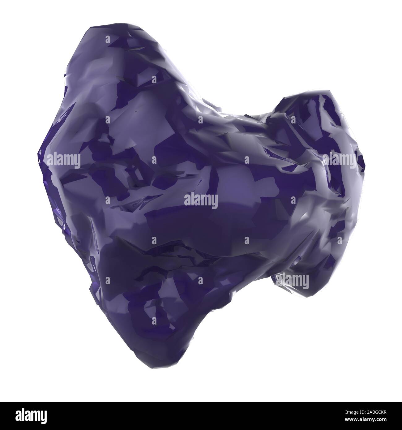 abstract noisy circular shape on white background with strange physical ...